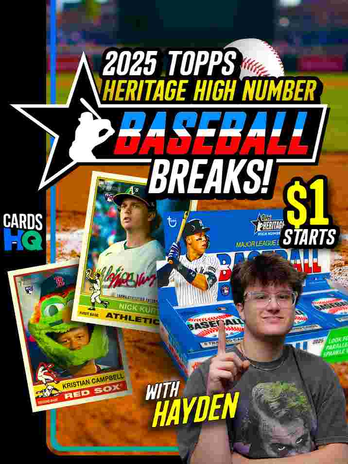 CardsHQ - 2025 TOPPS HERITAGE HIGH NUMBER RELEASE DAY WITH HAYDEN! on ...