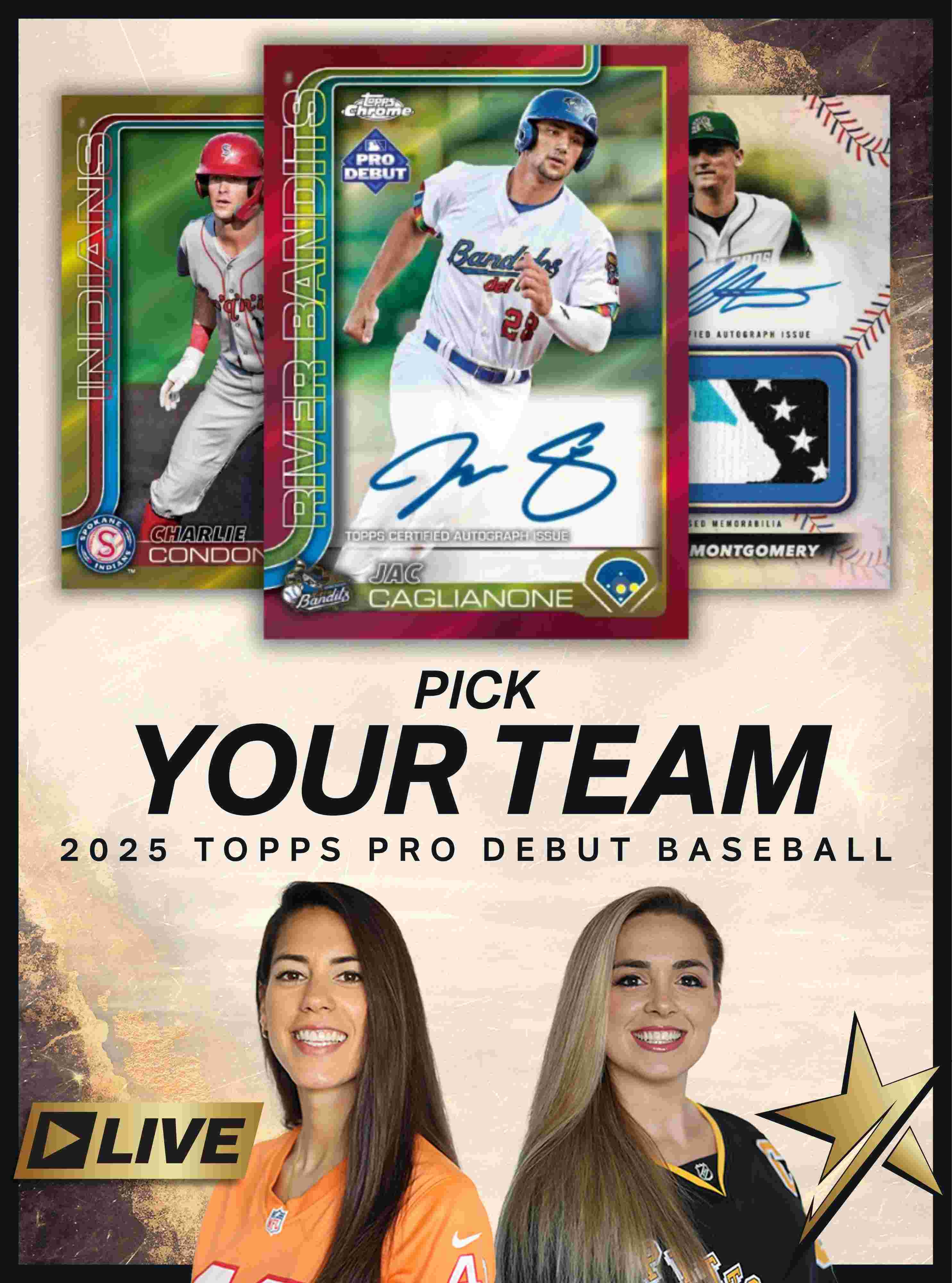 Headline Breaks - ⚾️ 2025 Pro Debut Fun with Flammy! - 2 on Fanatics Live