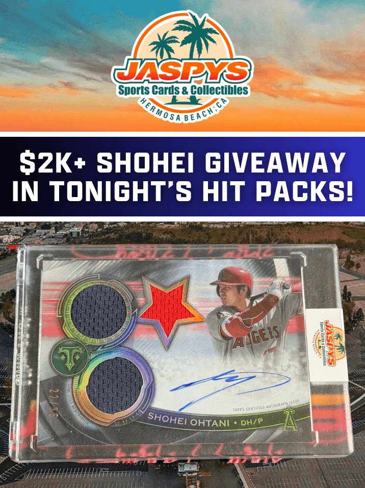 Jaspy's - $2k OHTANI GIVEAWAY IN TONIGHT'S HIT PACKS! on Fanatics Live