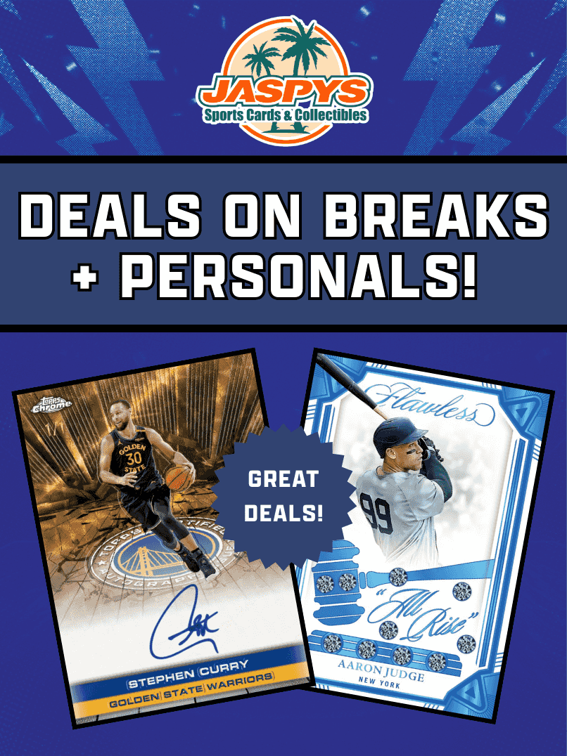 Jaspy's - GREAT SAVINGS ON BREAKS + PERSONALS! on Fanatics Live